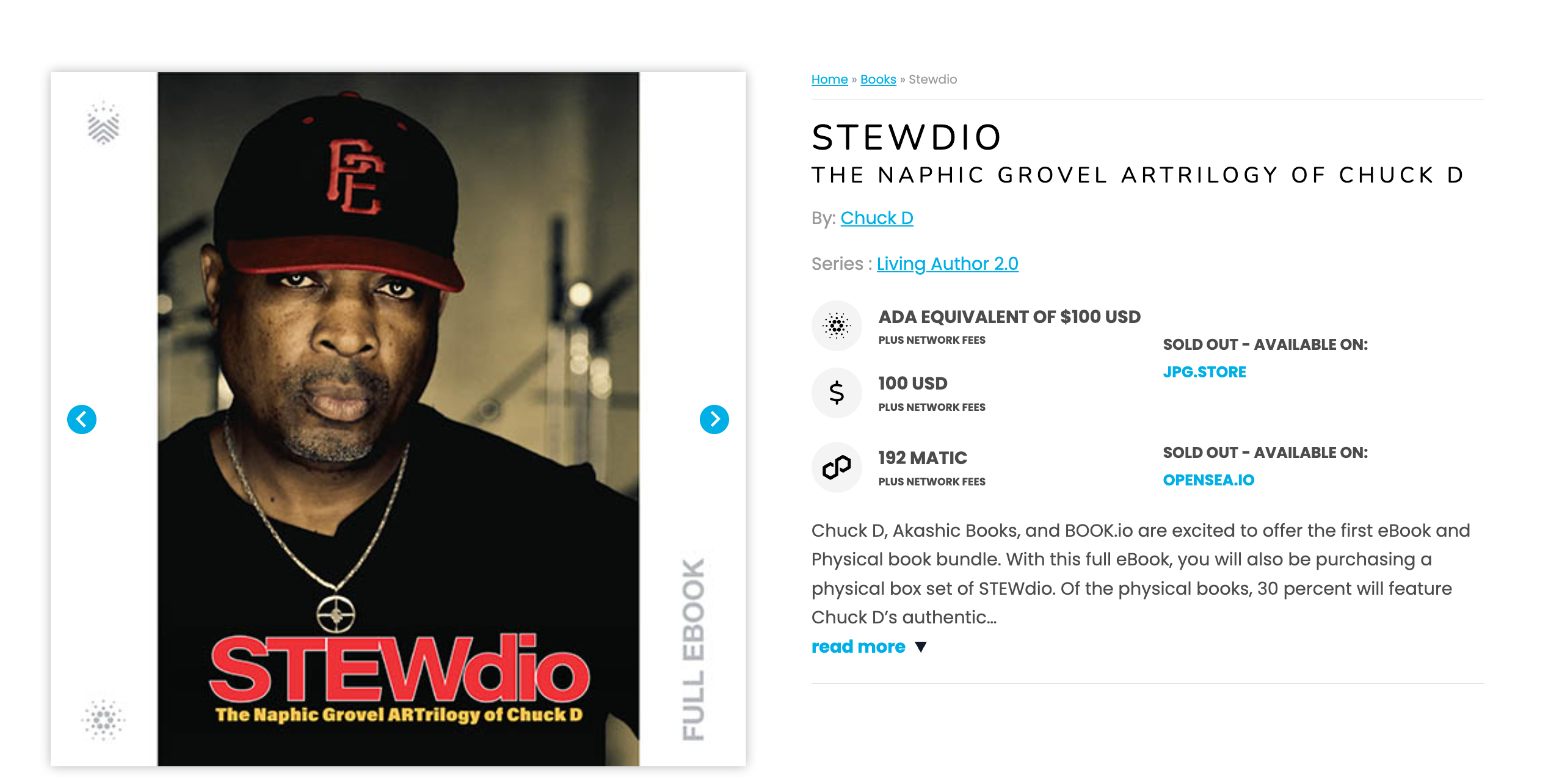 Hip Hop Icon Chuck D Launches First eBook & Print Bundle on Web3 Platform Book.io - Stuff.io